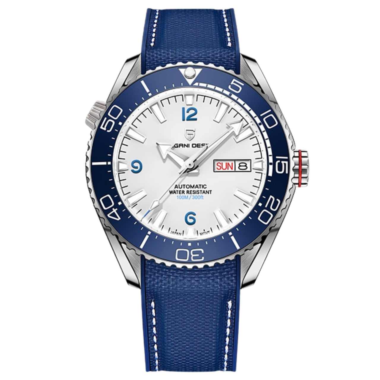 ️ PD-1729: Acero Inox 316L | Cristal de Zafiro | Seiko NH36A | 10BAR ...