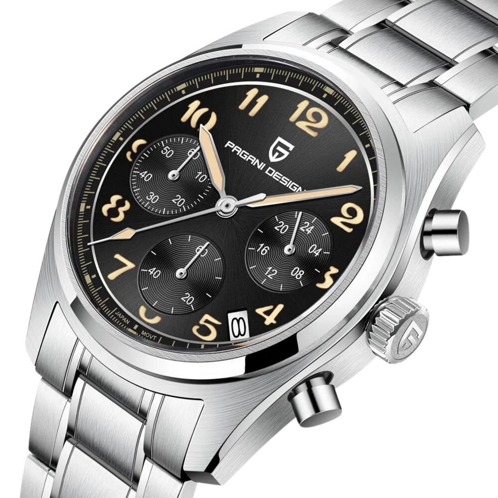 PD-1773: 316L Steel | Sapphire Crystal | VK63 (Quartz) | 100M ...