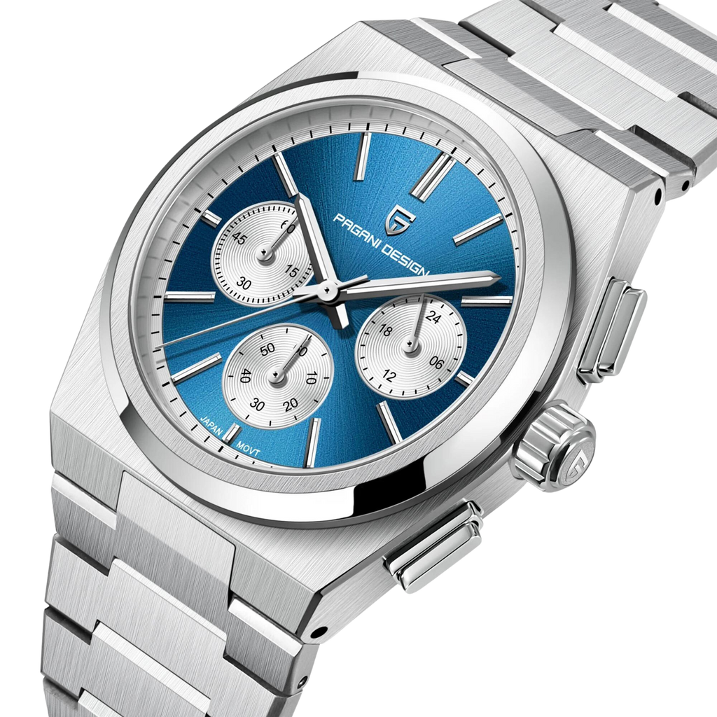 ️ PD-1761 | Surgical 316L Stainless Steel | VK63 | Chronograph | 10BAR ...