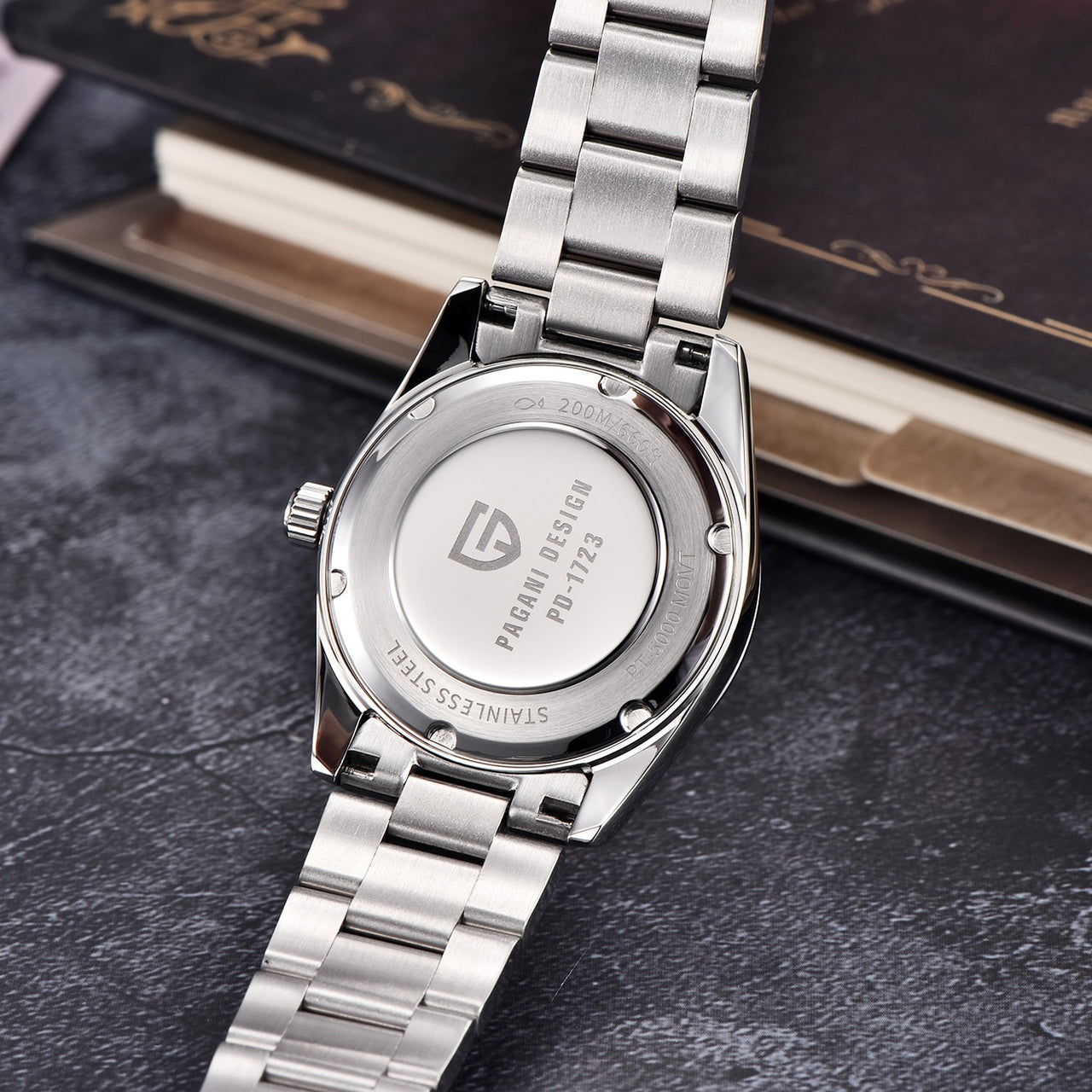 ️ PD-1723 | Acero Inox. 316L | Sapphire Crystal | 20BAR | Automatic ...