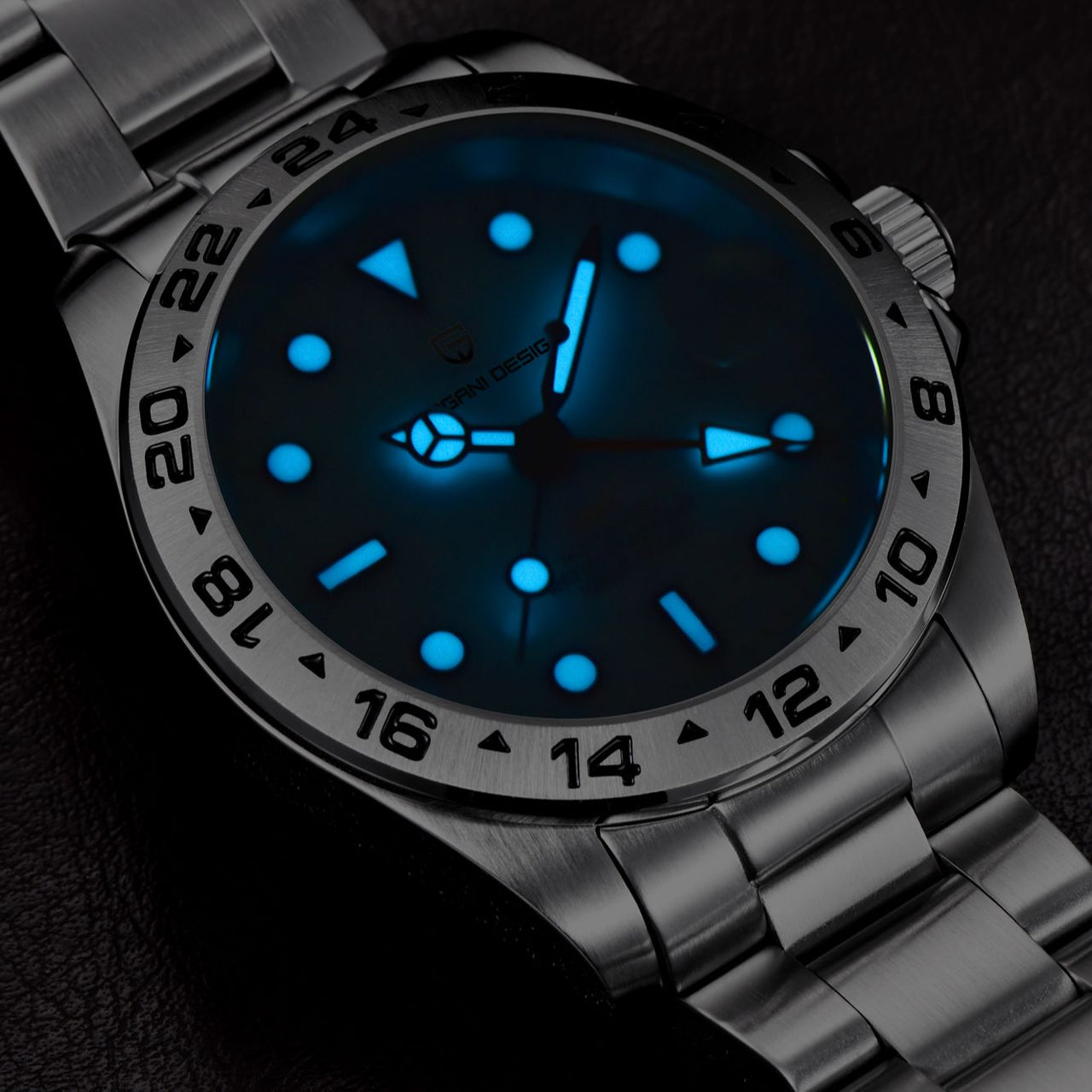 ️ PD-1762 GMT II: Acero 316L | Cristal de Zafiro | NH34 | 10BAR ...